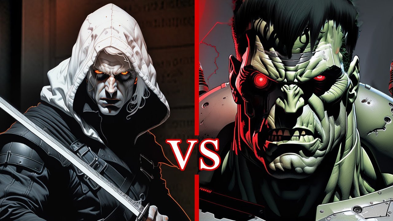 Half Human Vampire Ninja vs The Construct(Cyborg Frankenstein ...