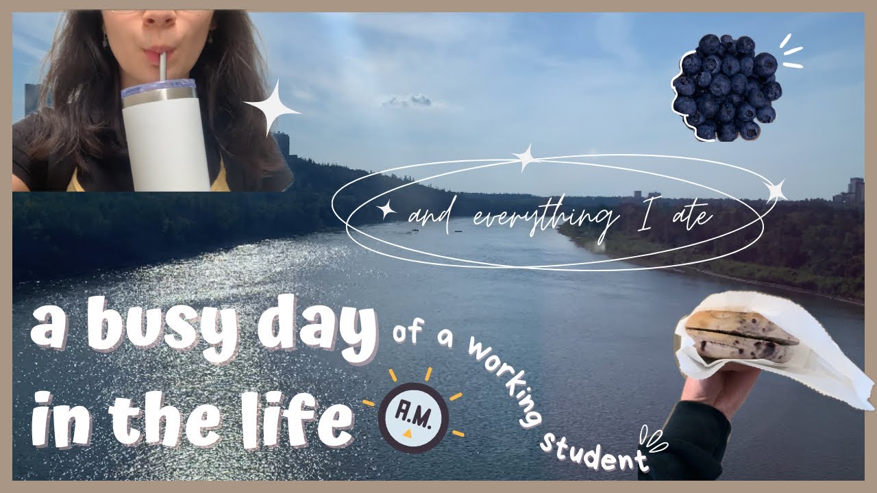 6AM start to a productive day + everything I ate - YouTube