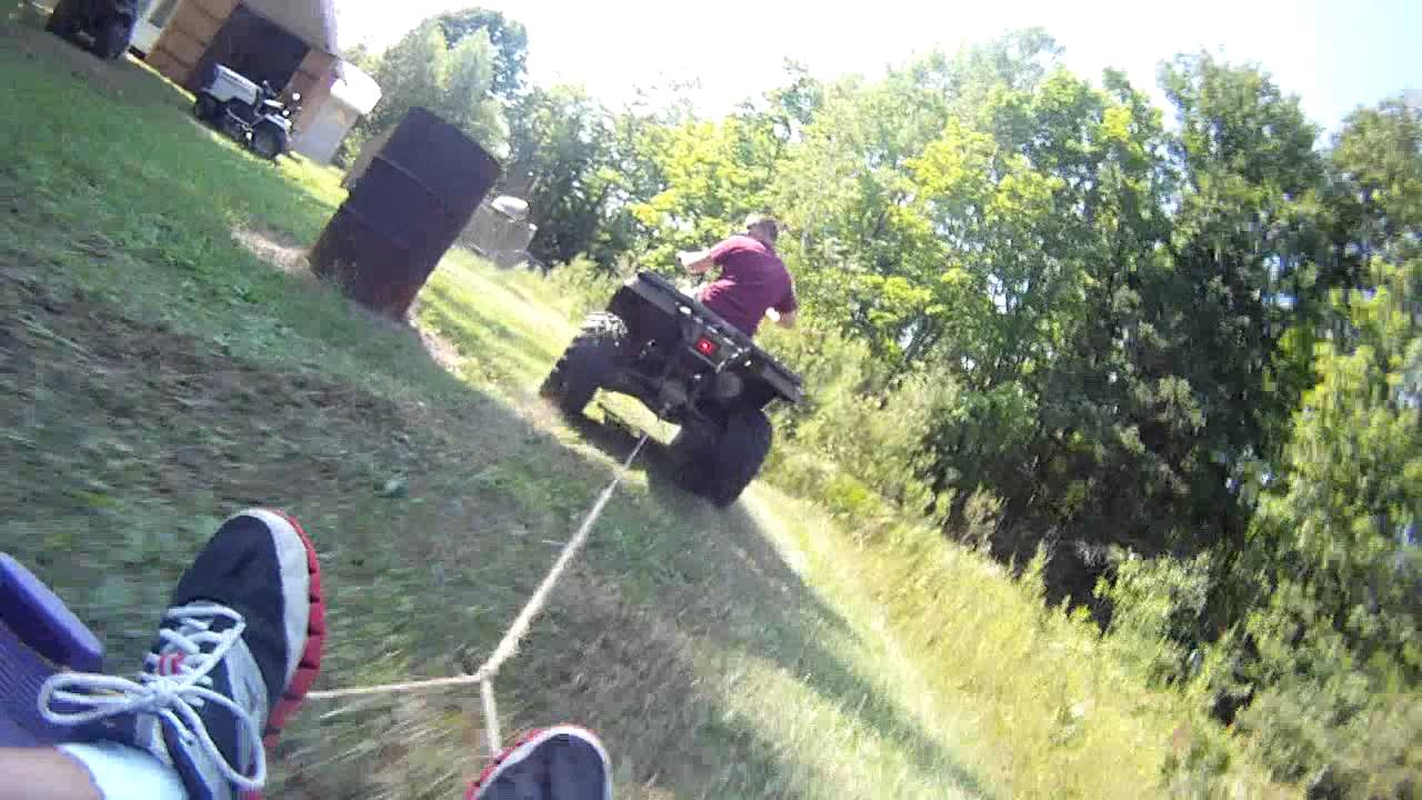Redneck Sledding 4 - YouTube