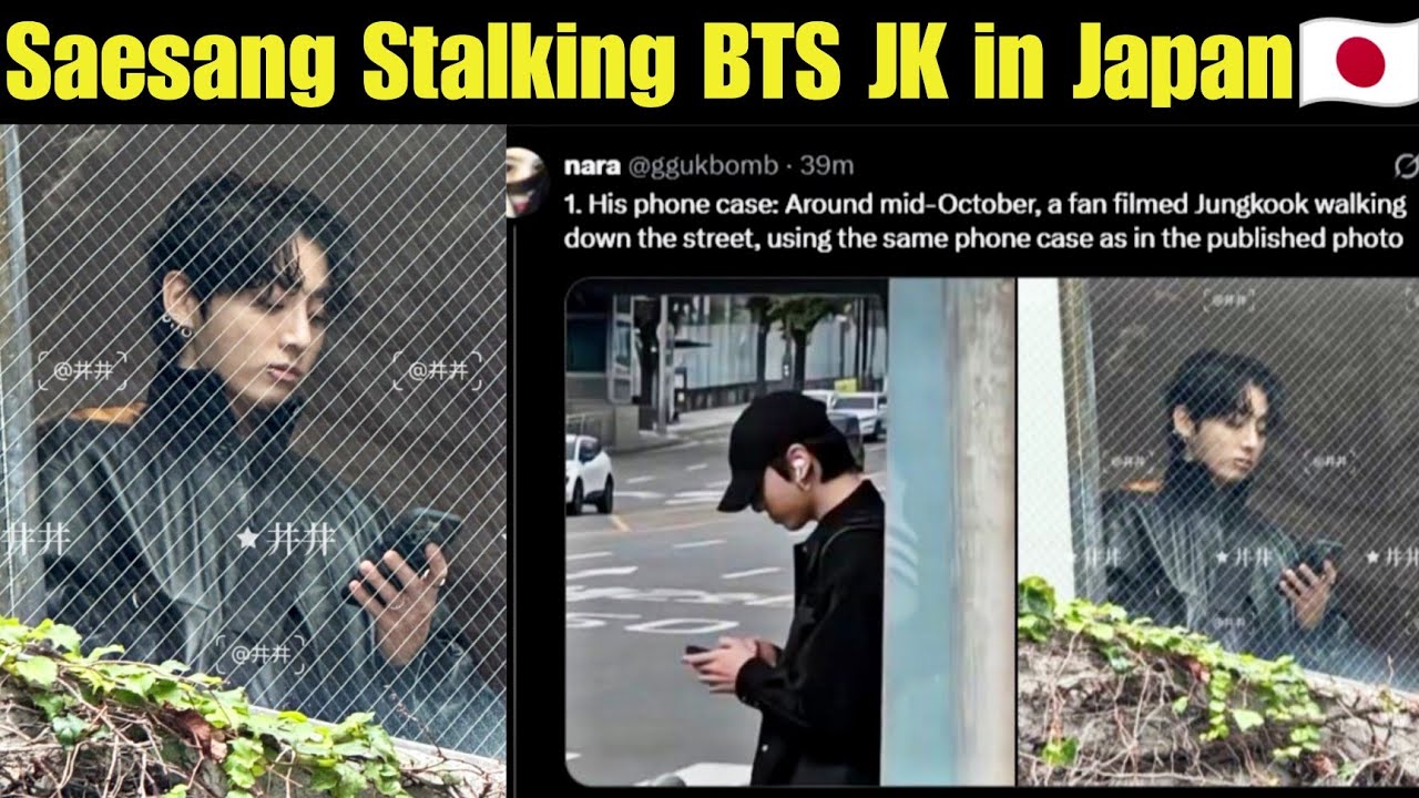 Saesang Put JK Life in Danger 😡 Saesang Stalking Jungkook in Japan 🇯🇵 ...