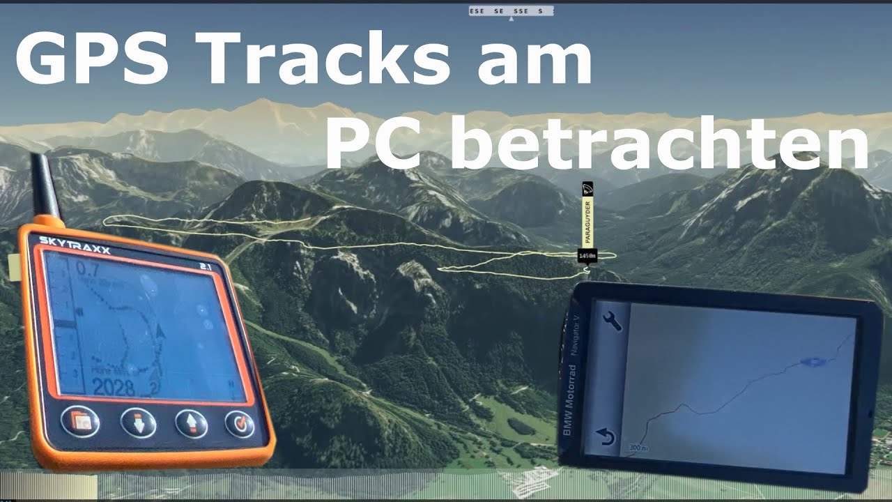 GPS Tracks auf 3D Karte am PC darstellen mit Sportstracklive Garmin, Skytraxx etc. - YouTube