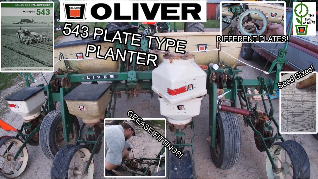 Oliver 543 Planter getting ready for Planting! - YouTube