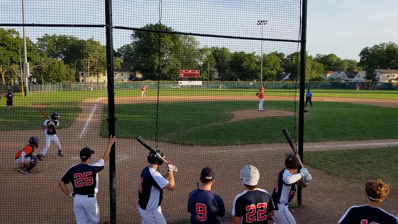 Christian Stratis hits single to left July 18, 2020 - YouTube