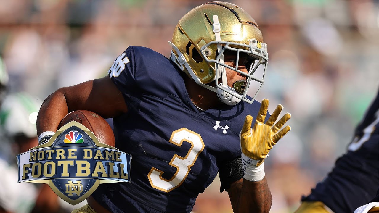 Notre Dame RB Logan Diggs, Leprechaun Ryan Coury join show | ND on NBC ...