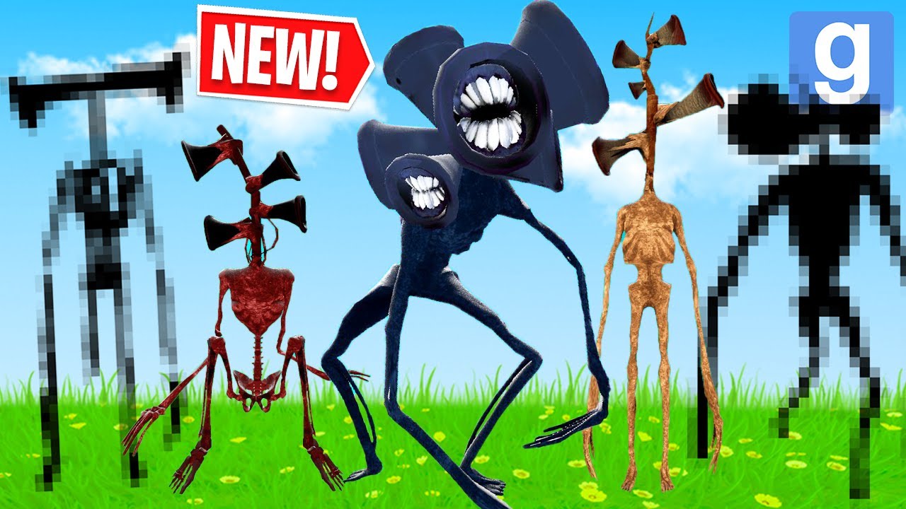 THERE ARE 5 MORE... SIREN HEADS?! (Garry's Mod Sandbox) | JustJoeKing ...