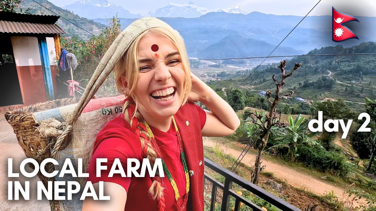 Living on a local farm in Nepal🇳🇵| day 2 - YouTube