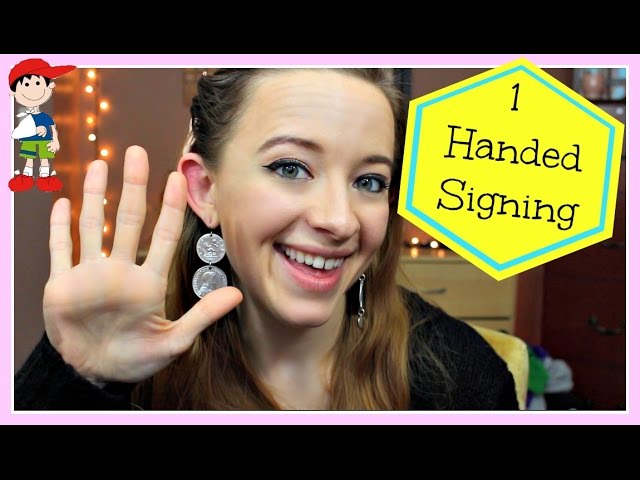 One Handed Sign Language Signs Of Learning • SEN Magazine