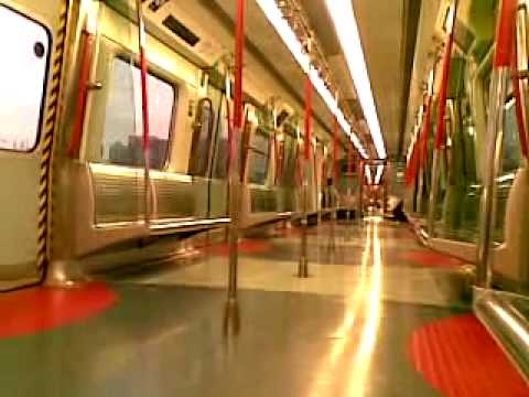 {ERL} Ride on MLR train ( 207 ) run between Lok Ma Chau and Sheung Shui ...