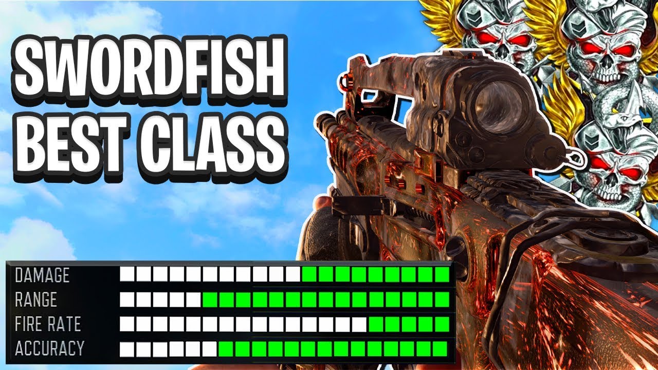 1 BURST SWORDFISH.. (BEST SWORDFISH CLASS SETUP) - COD BO4 - YouTube