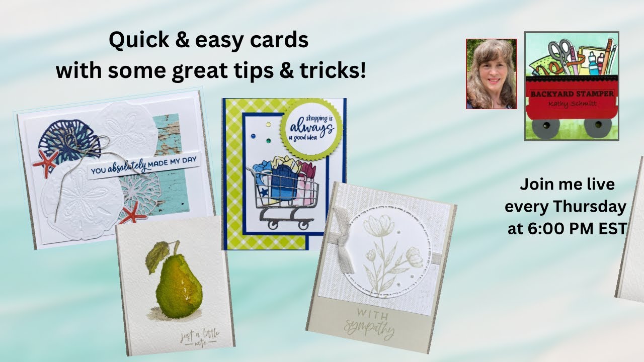 Quick & Easy Cards with some fun tips and tricks! - YouTube