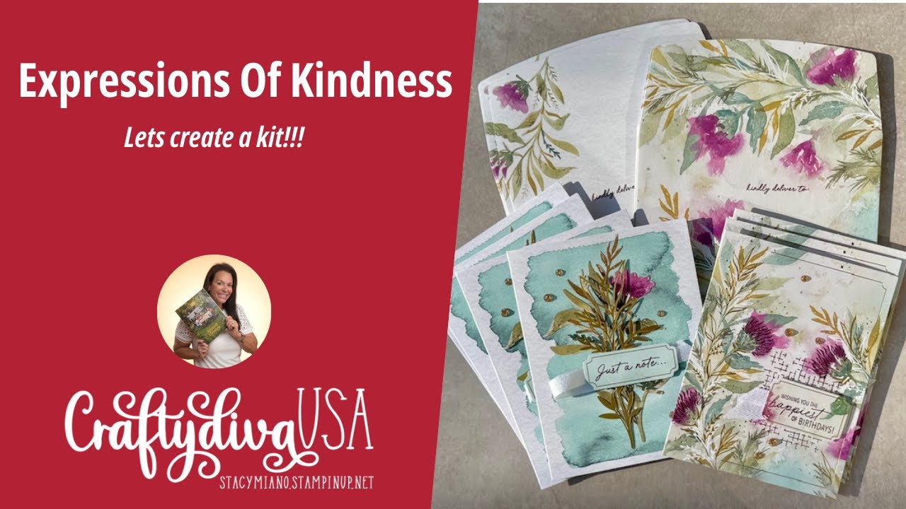 Create a Stampin' Up! Kit with ME! - Expressions of Kindness - YouTube
