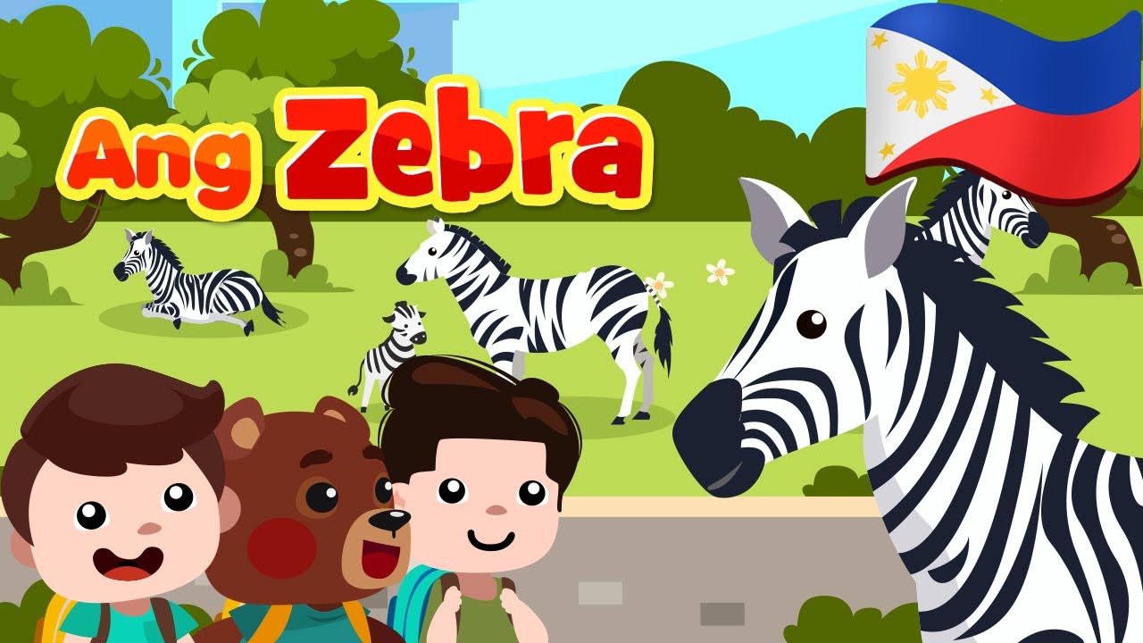 Ang Zebra | Flexy Bear Original Awiting Pambata Nursery Rhymes - YouTube