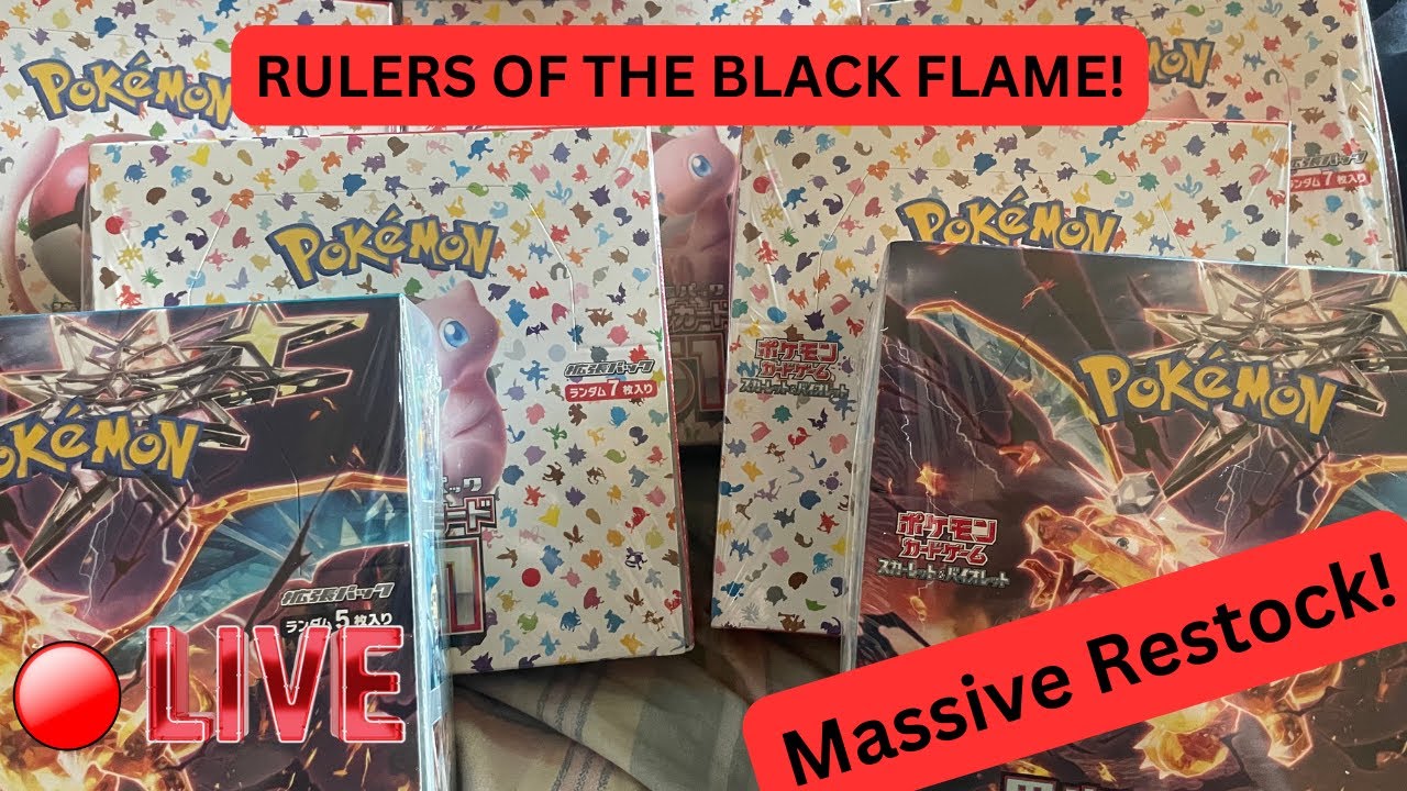 🔥Rulers Of The Black Flame!. Pokemon Shop Pokemon 151. PokeRev Packs ...