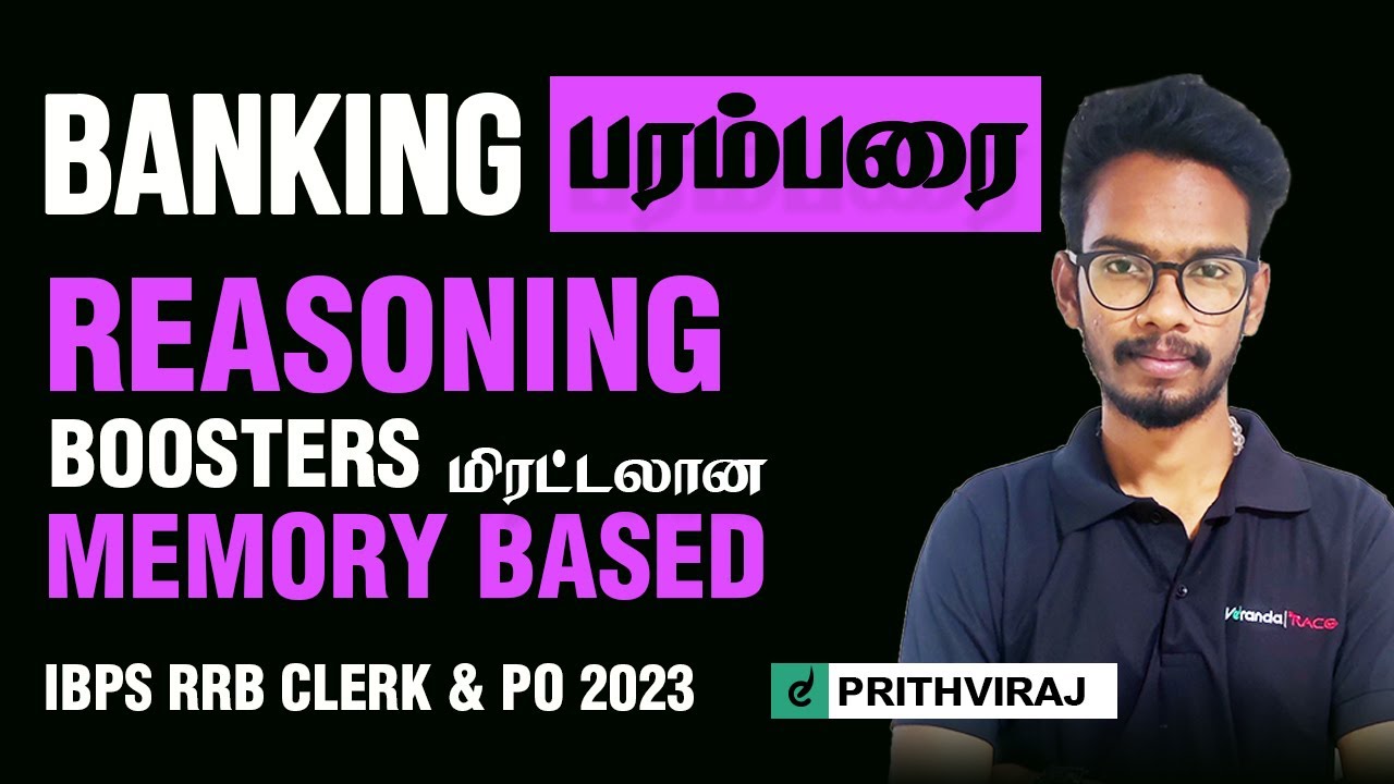 Memory Based - Reasoning booster by PrithiviRaj | IBPS RRB CLERK & PO ...