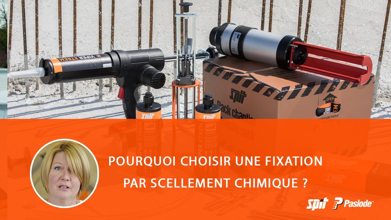 Pourquoi choisir une fixation par scellement chimique ? - YouTube