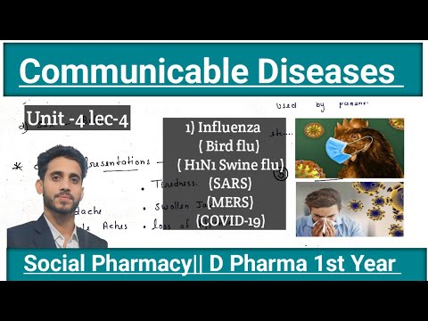 Unit -4 lec-4 || Influenza || Birds flu || Swine flu || SARS || MERS ...
