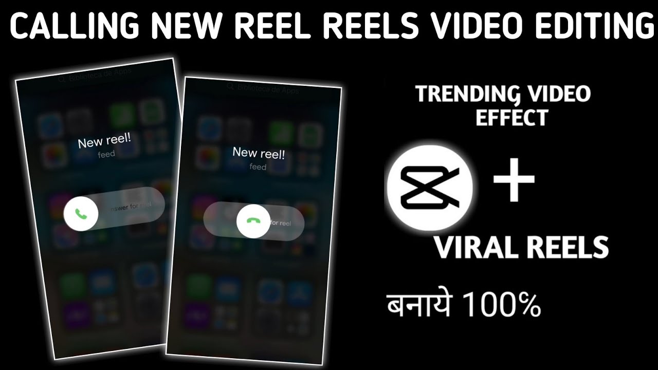 calling new reel reels editing | calling new reels video tutorial ...