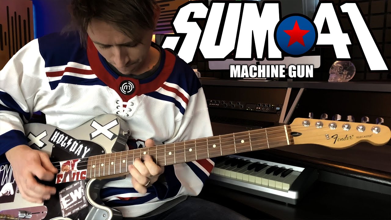 Sum 41 - Machine Gun (Guitar Cover + Tabs) - YouTube