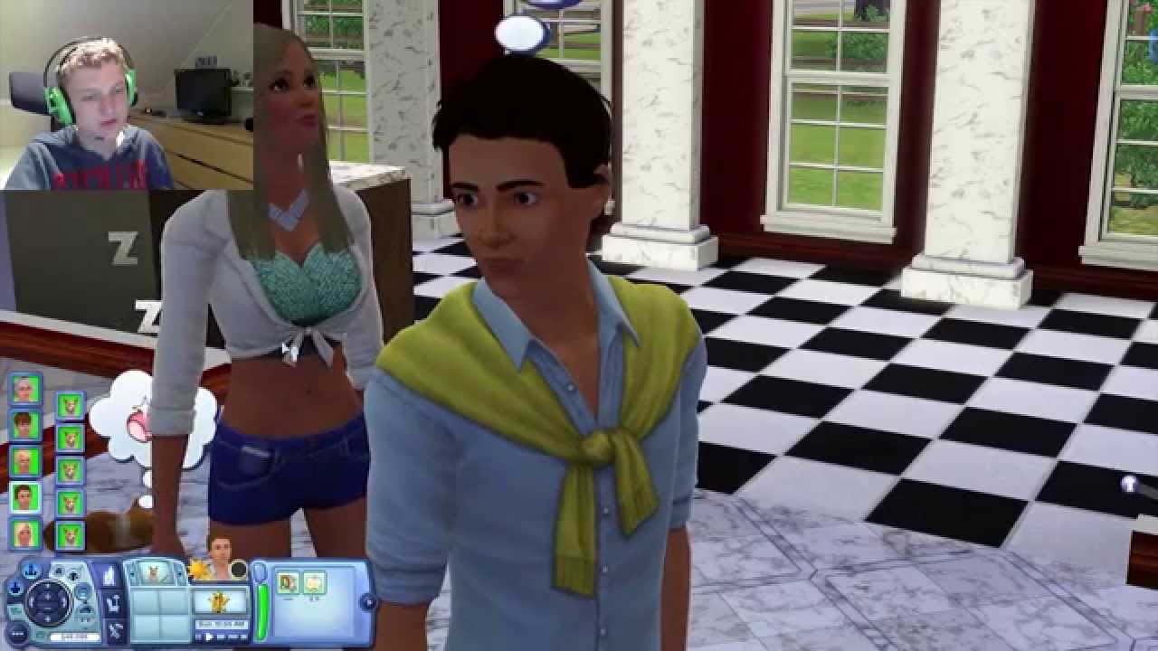 Queen Elizabeth II moves in to town Sims 3 #1 - YouTube