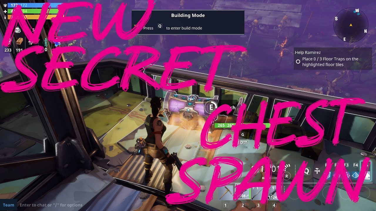 NEW SECRET CHEST SPAWN - Fortnite Battle Royale - YouTube