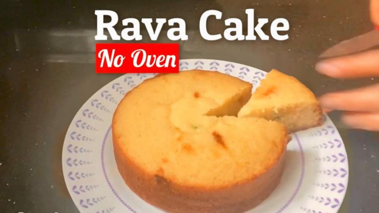 Rava Cake | Simple Cake Recipe | Sooji Cake - YouTube
