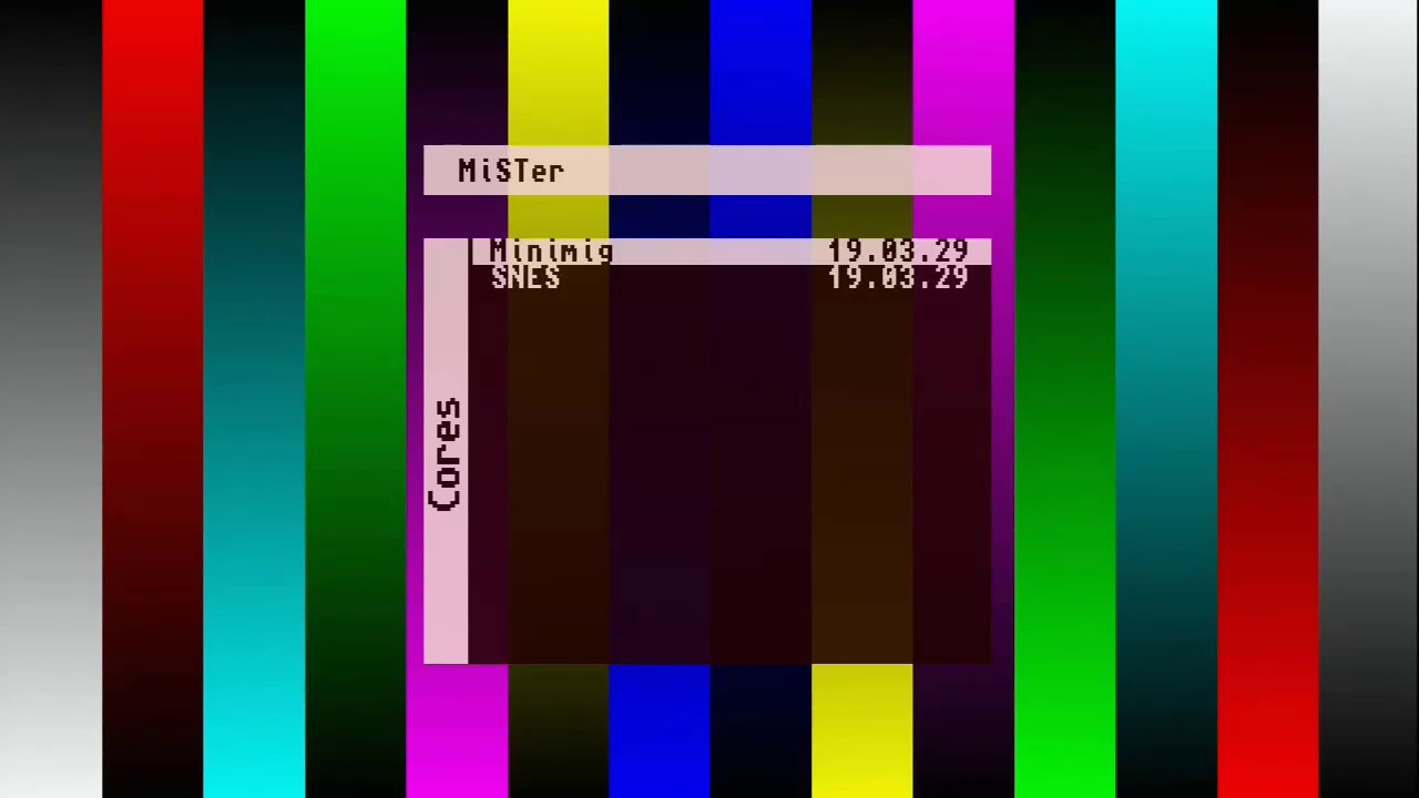 MiSTer Menu on DE10-Standard FPGA - YouTube