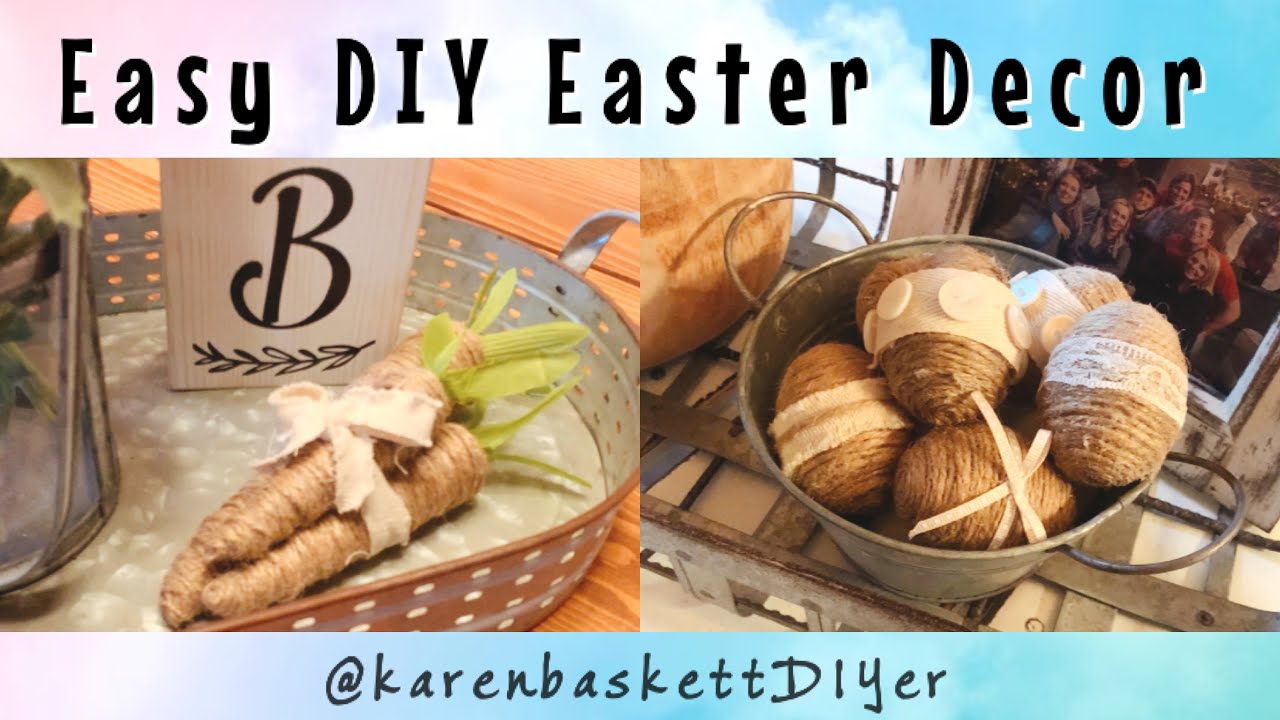 Easy DIY Easter Crafts | Simple Easter/Spring Decor - YouTube