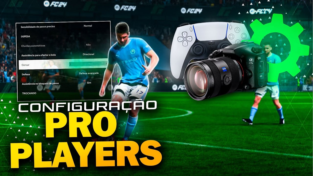🎥🎮MELHORES CONFIGURAÇÕES DE CONTROLE E CAMERA NO EA FC 24 ULTIMATE TEAM ...