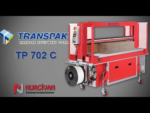 Transpak | TP 702 C | Tam Otomatik Çember Makinesi - YouTube
