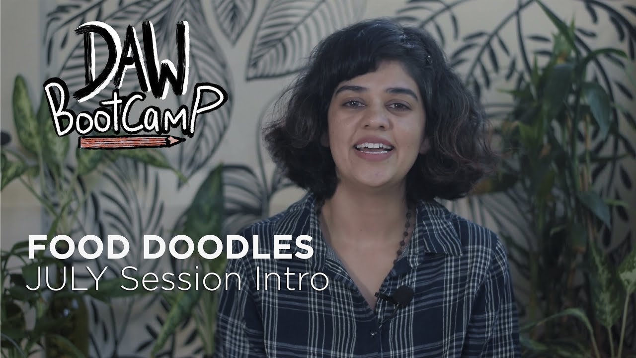 Learn FOOD DOODLING + recipe doodle | JULY session Intro | 2020 - YouTube