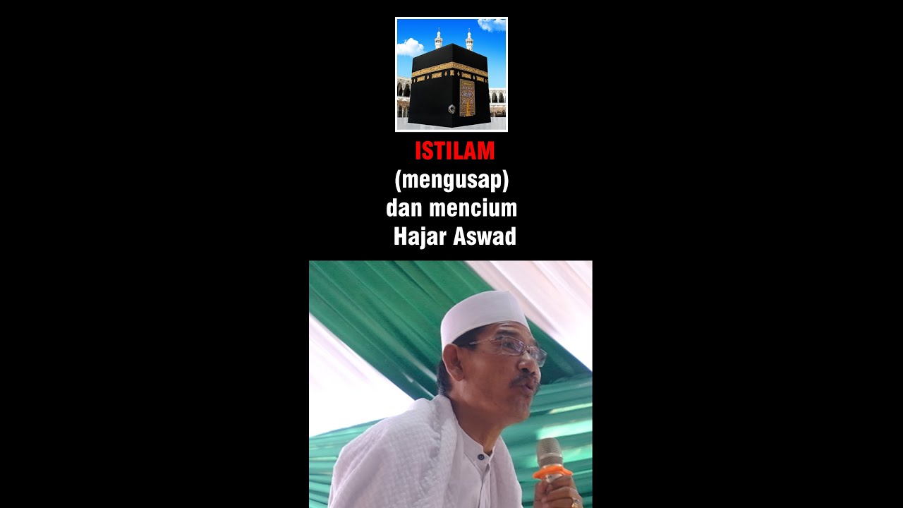istilam (mencium hajar aswad) kabah #shorts #video #videos #videoshort ...