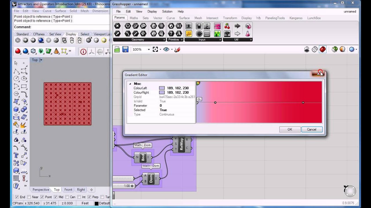 Grasshopper - Attractors and Operators 3 - YouTube