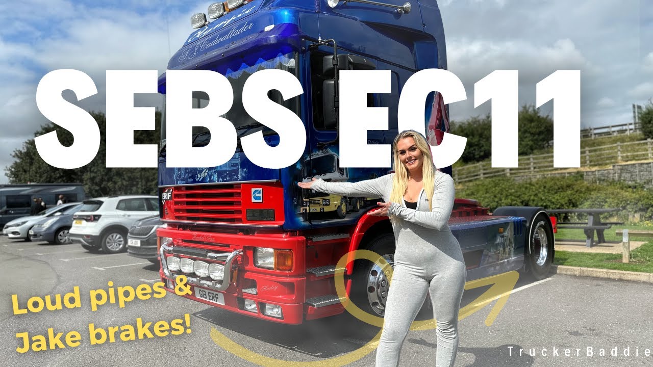 Seb's ERF EC11 LOUD PIPES AND JAKE BRAKES!! - YouTube