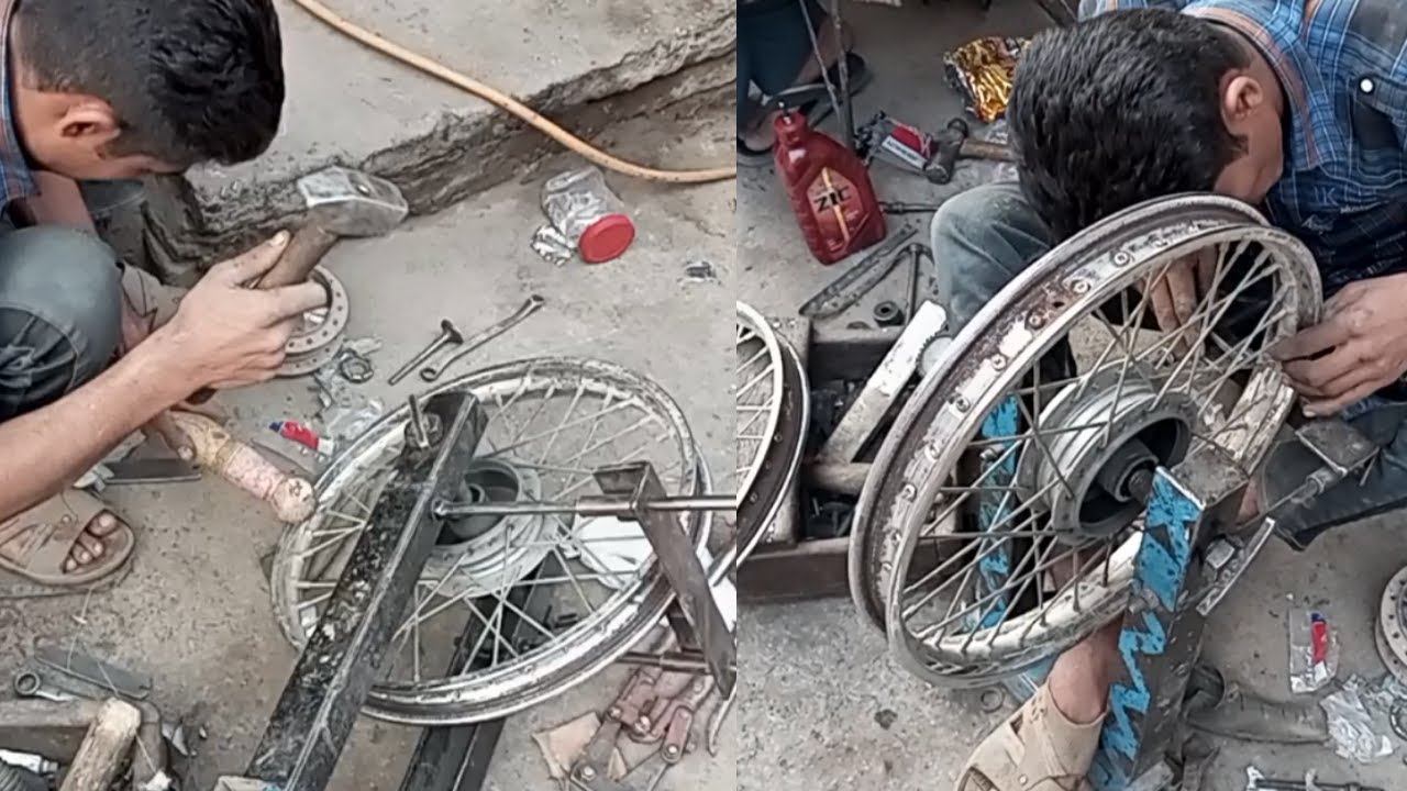 How to Balance a Motorcycle Wheel - YouTube