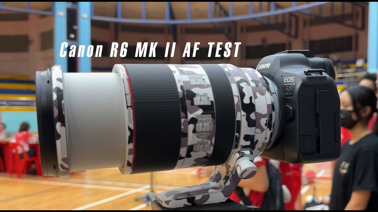 Canon R6 Mk II AF Test - YouTube