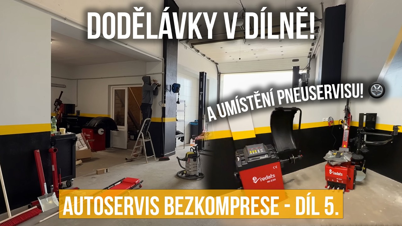 MAXI Vozík a uspořádání PNEUSERVISU 🔧 Nevejdeme se 🔧 Autoservis 5. Díl ...