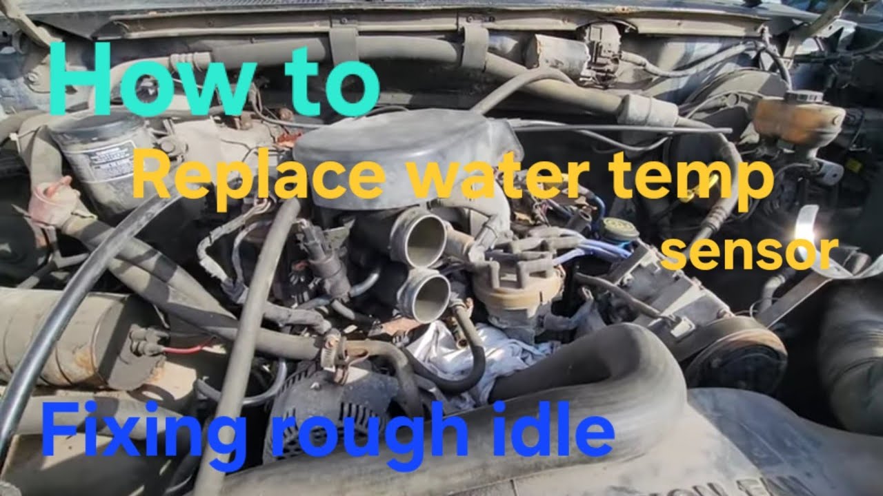 How to replace water temp sensor on 1993 F-150 5.0. - YouTube