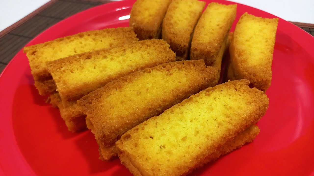 Homemade Cake Rusks Recipe | How to Make Cake Rusk at Home - YouTube