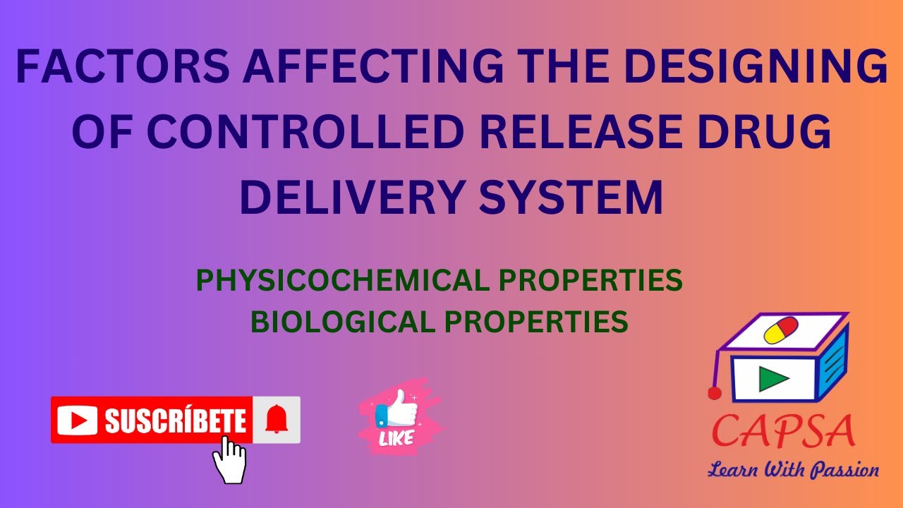 Designing Controlled-Release Drug Delivery Systems: Essential Factors ...