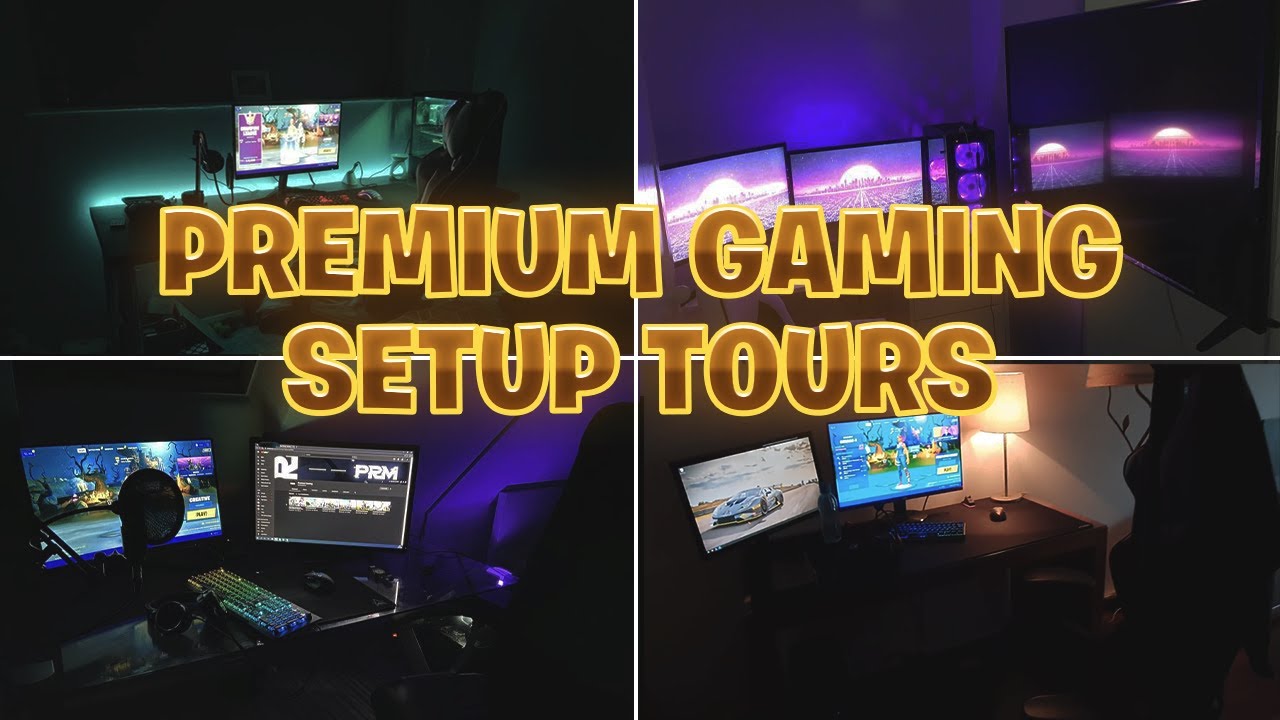 Premium Gaming $10,000 Setup Tours! - YouTube