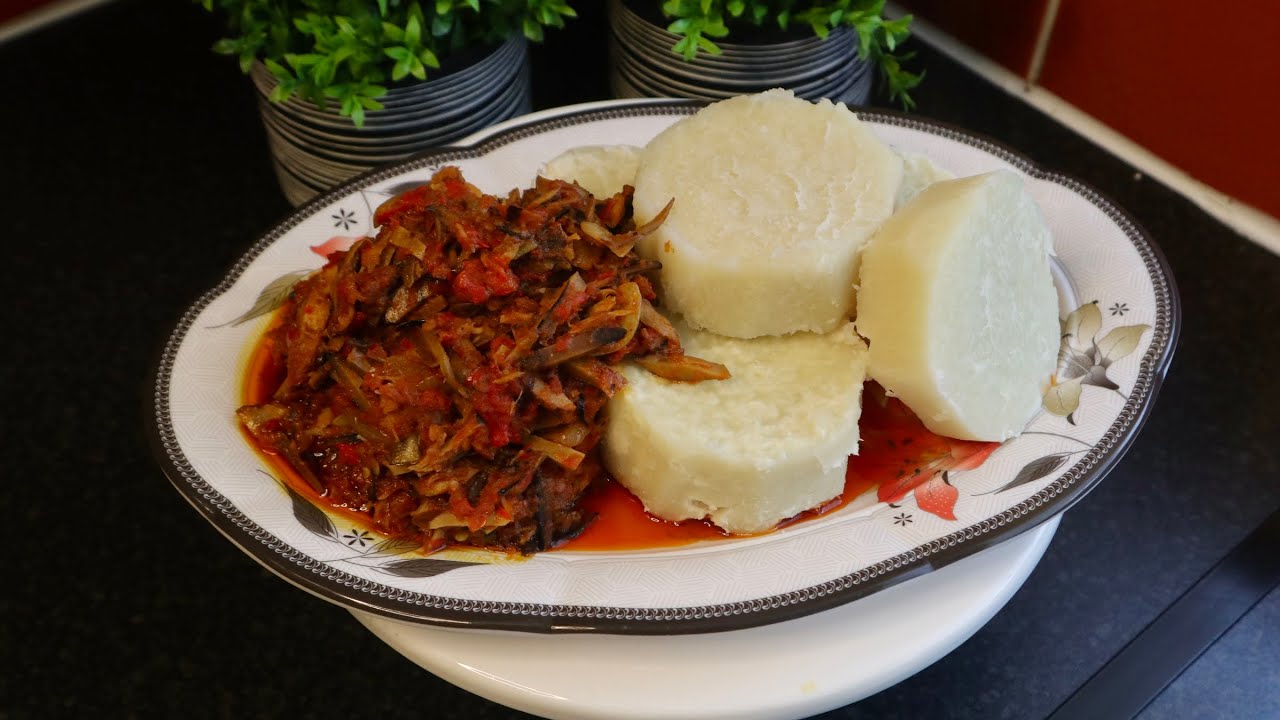 Delicious ugba sauce and boiled yam recipe| native dish| Easter special ...