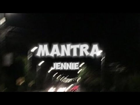 Jennie - Mantra ( Cover song with lyrics video) - YouTube