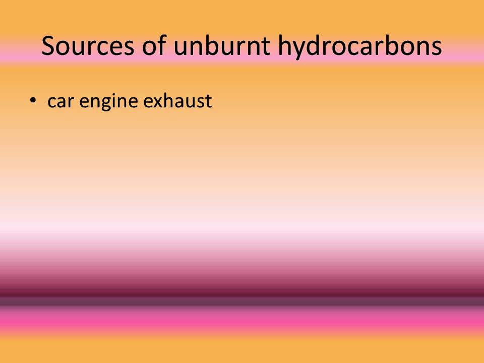 Methane And Unburnt Hydrocarbons Chem proj - YouTube