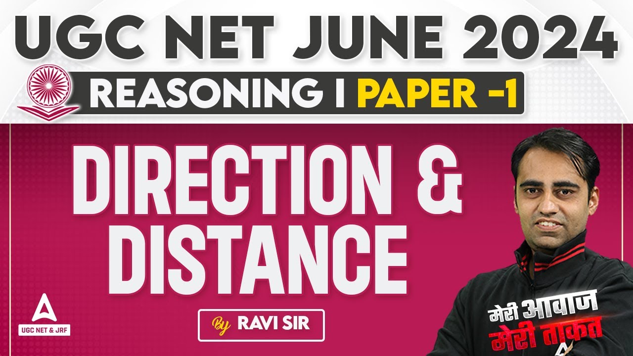 Ugc Net Reasoning First Paper Reasoning Ugc Net Paper 1 By Ravi Sir Direction And Distance
