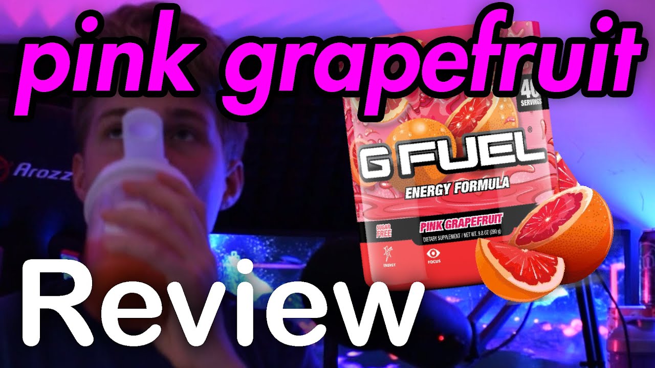 G-Fuel "PINK GRAPEFRUIT" Review and Taste Test! - YouTube