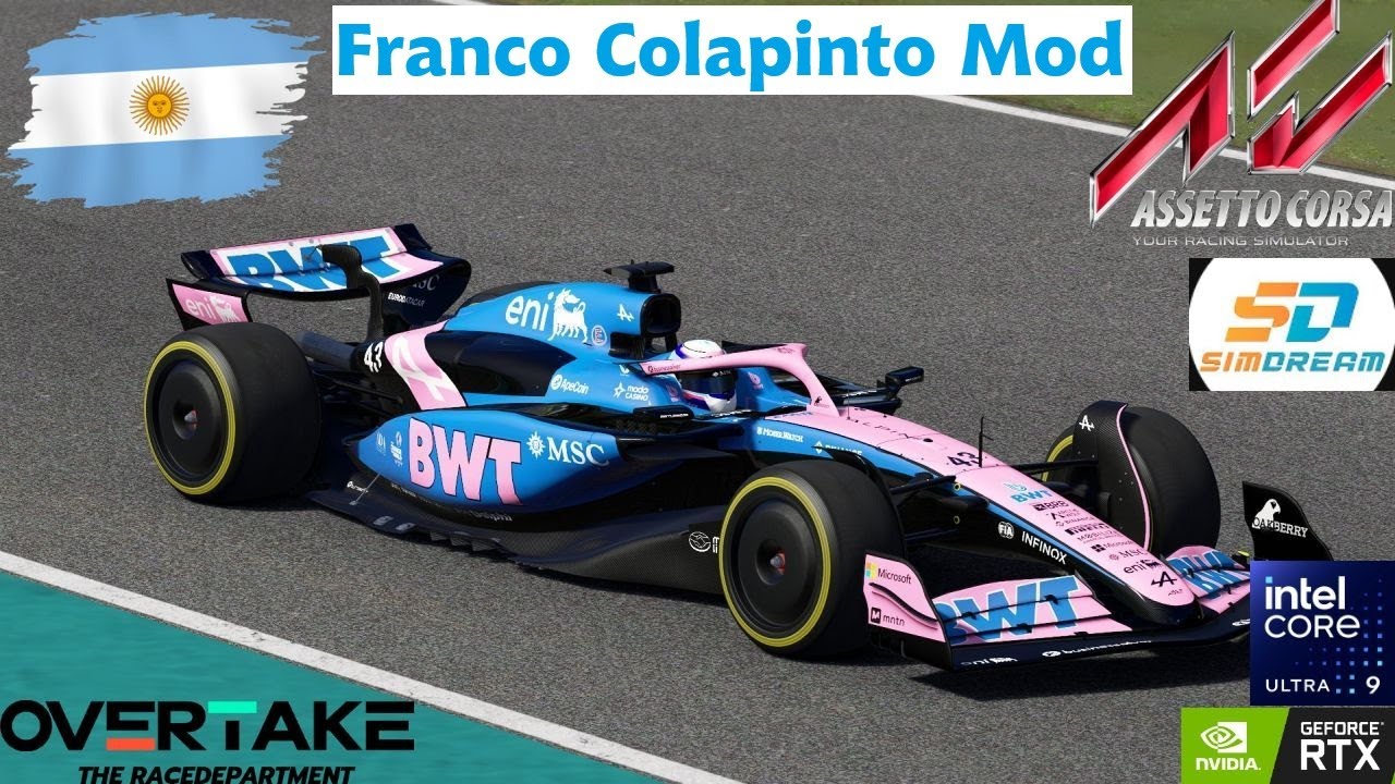 Assetto Corsa // 🔥🔥Alpine Franco Colapinto Mod🔥🔥 // Sim Dream ...
