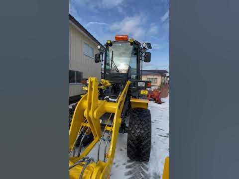 コマツ WA80-8 除雪仕様 - YouTube