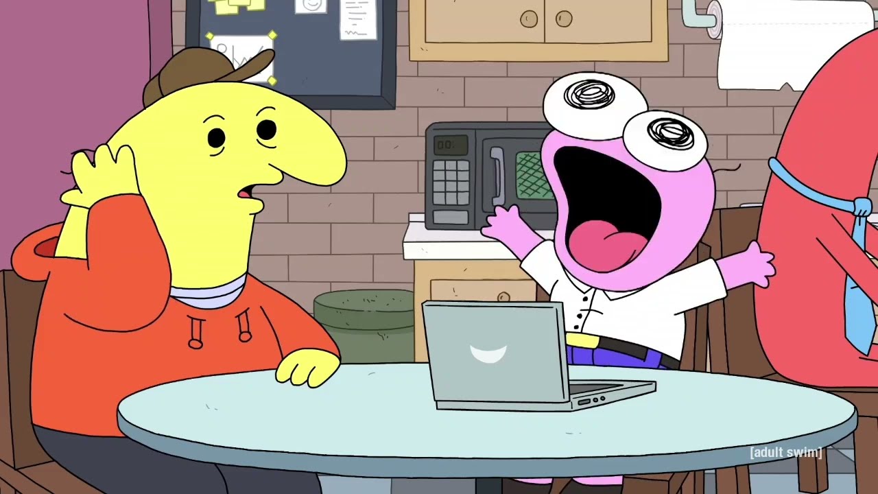 Smiling Friends : I love the enchanted forest!!! Pim scream - YouTube