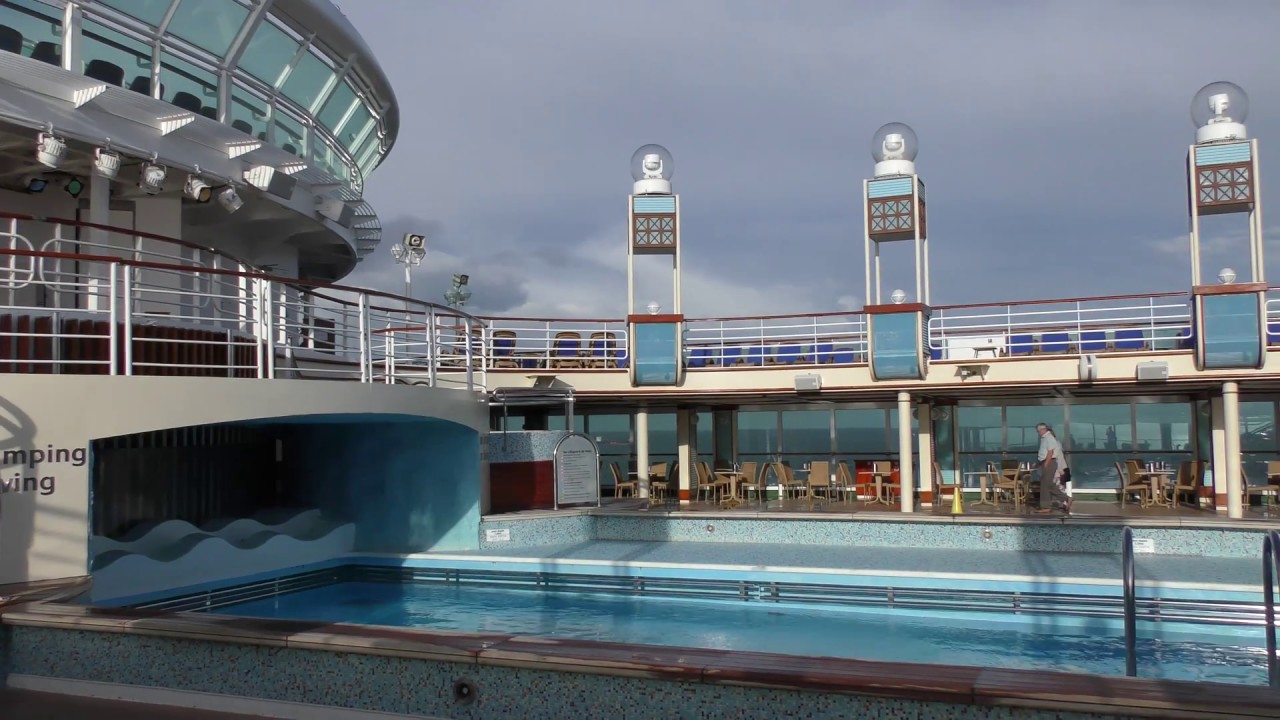 4K Video Tour of Coral Pool on board P&O Azura - YouTube