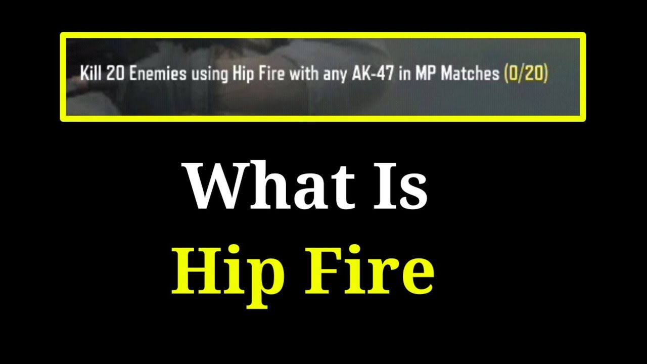 What is Hip Fire In Cod Mobile || Hip Fire Mission done in cod mobile ...